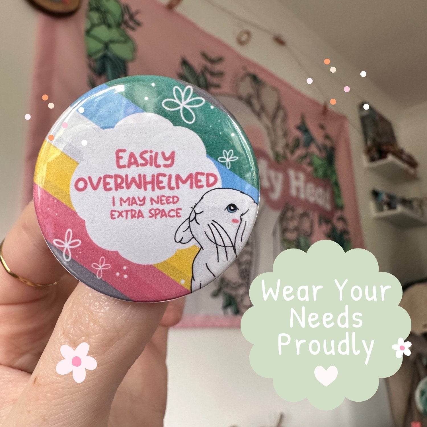 Hidden Disability and Pronoun Badges – IInside My Head