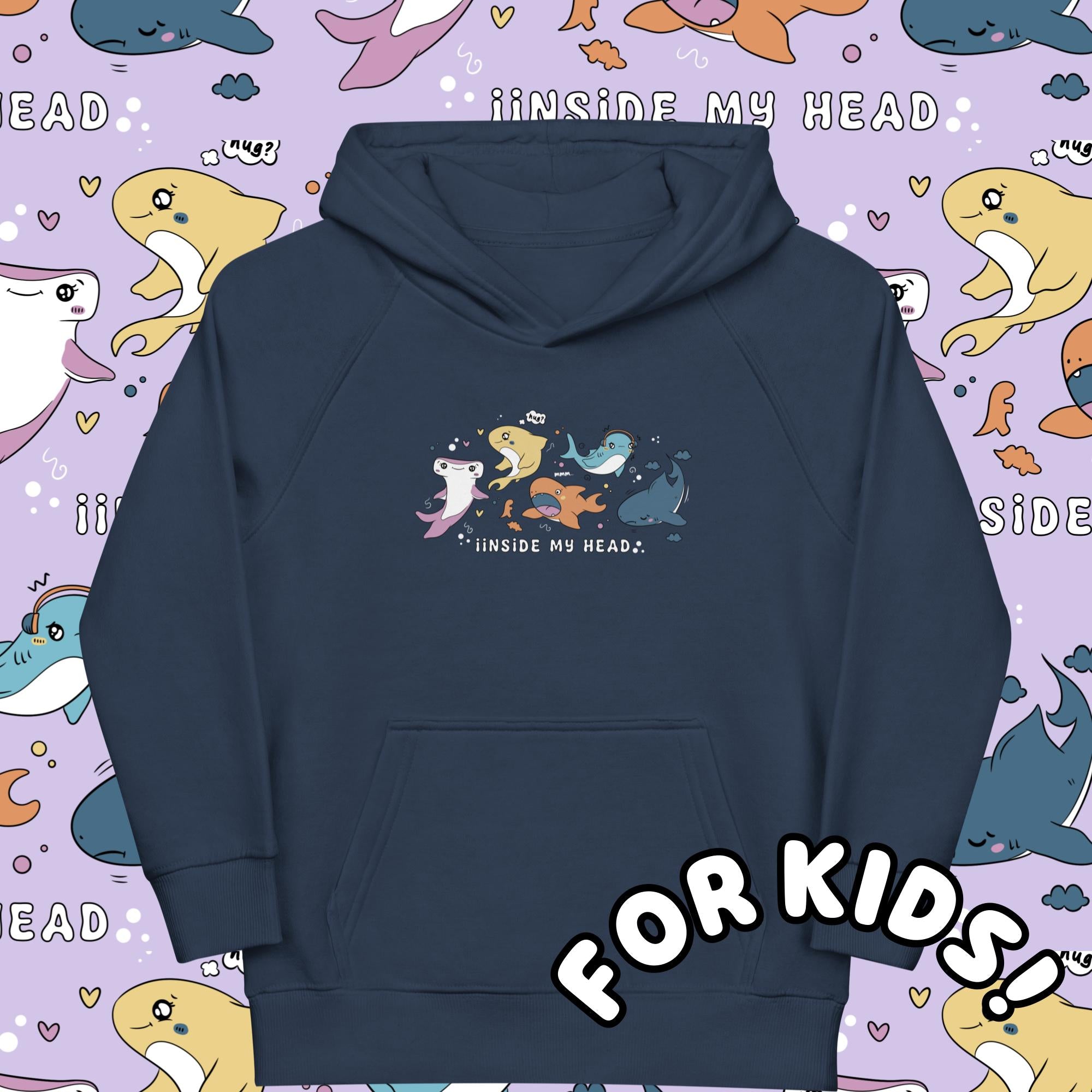 Shark Communication Hoodie - For Kids – IInside My Head
