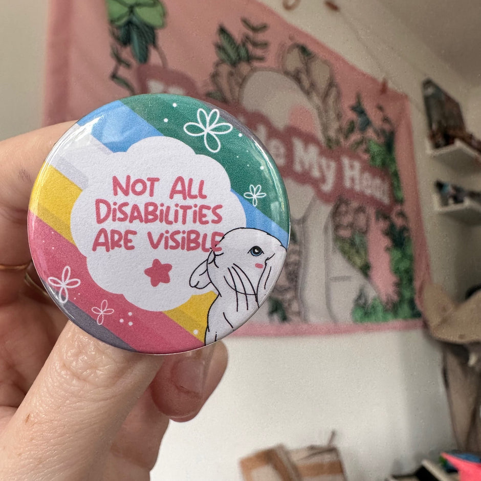 Hidden Disability and Pronoun Badges – IInside My Head